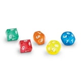 Learning Resources 10-Sided Dice in Dice, Math Manipulatives ...