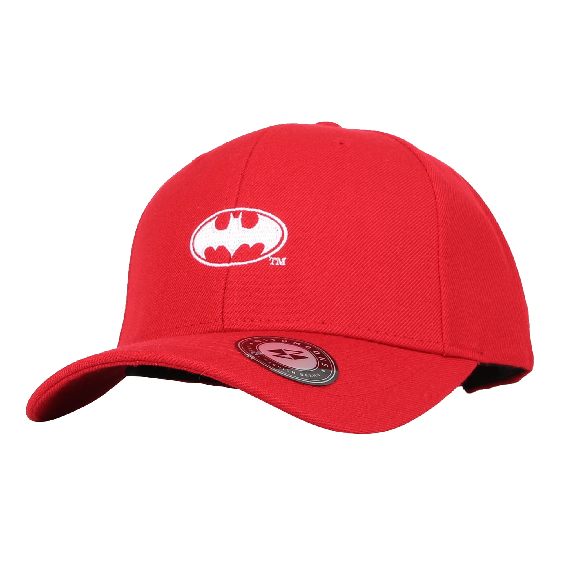WITHMOONS Baseball Cap Simple Basic Justice league Batman Embroidery ...