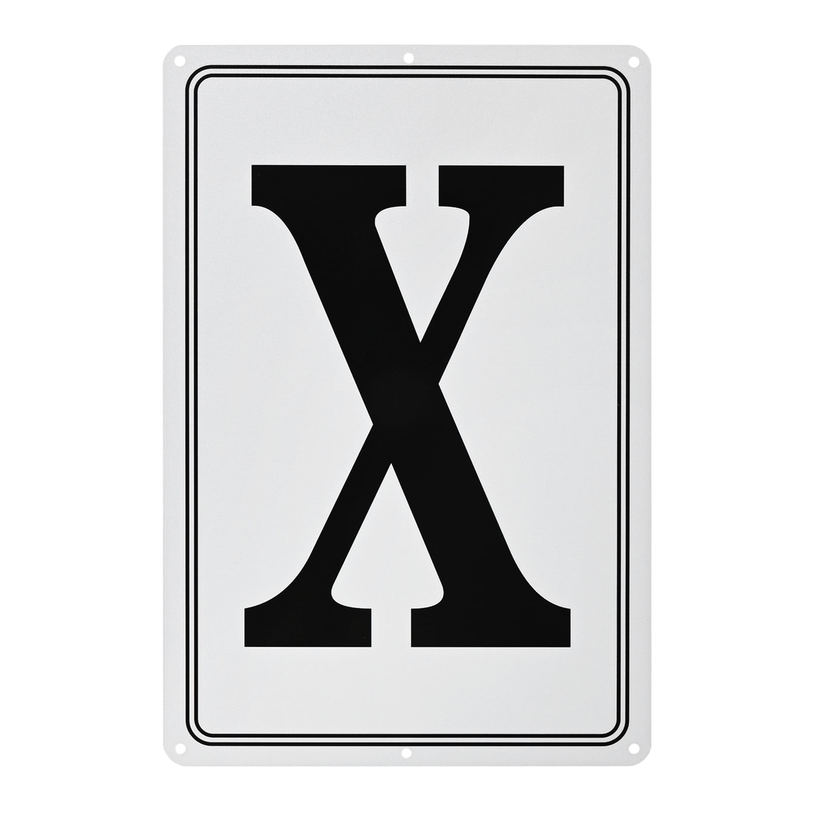 Uxcell Letra de Aluminio X, Números de Casa de 11.8 Pulgadas y Letras ...