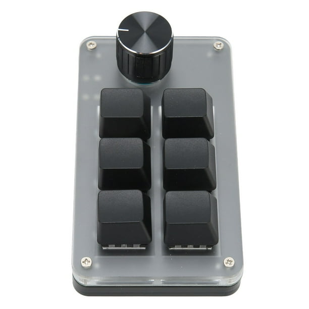 USB Mini Key Keypad,6 Key Mini Keypad Blue Switch Mechanical Keyboard ...