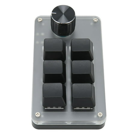 USB Mini Key Keypad,6 Key Mini Keypad Blue Switch Mechanical Keyboard ...