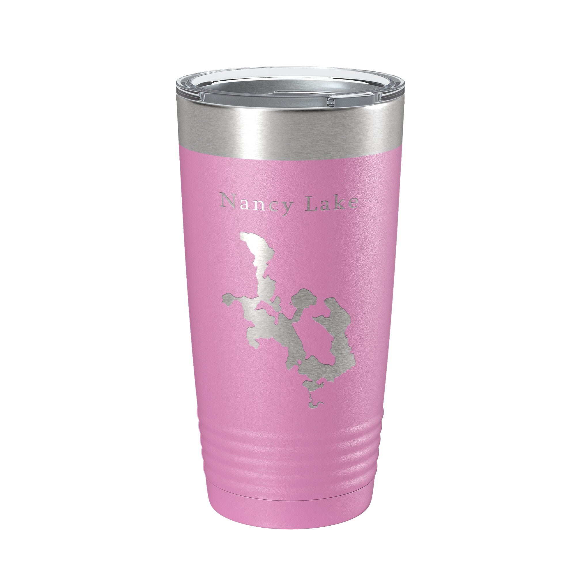 Nancy Lake Map Tumbler Travel Mug Insulated Laser Engraved Coffee Cup ...