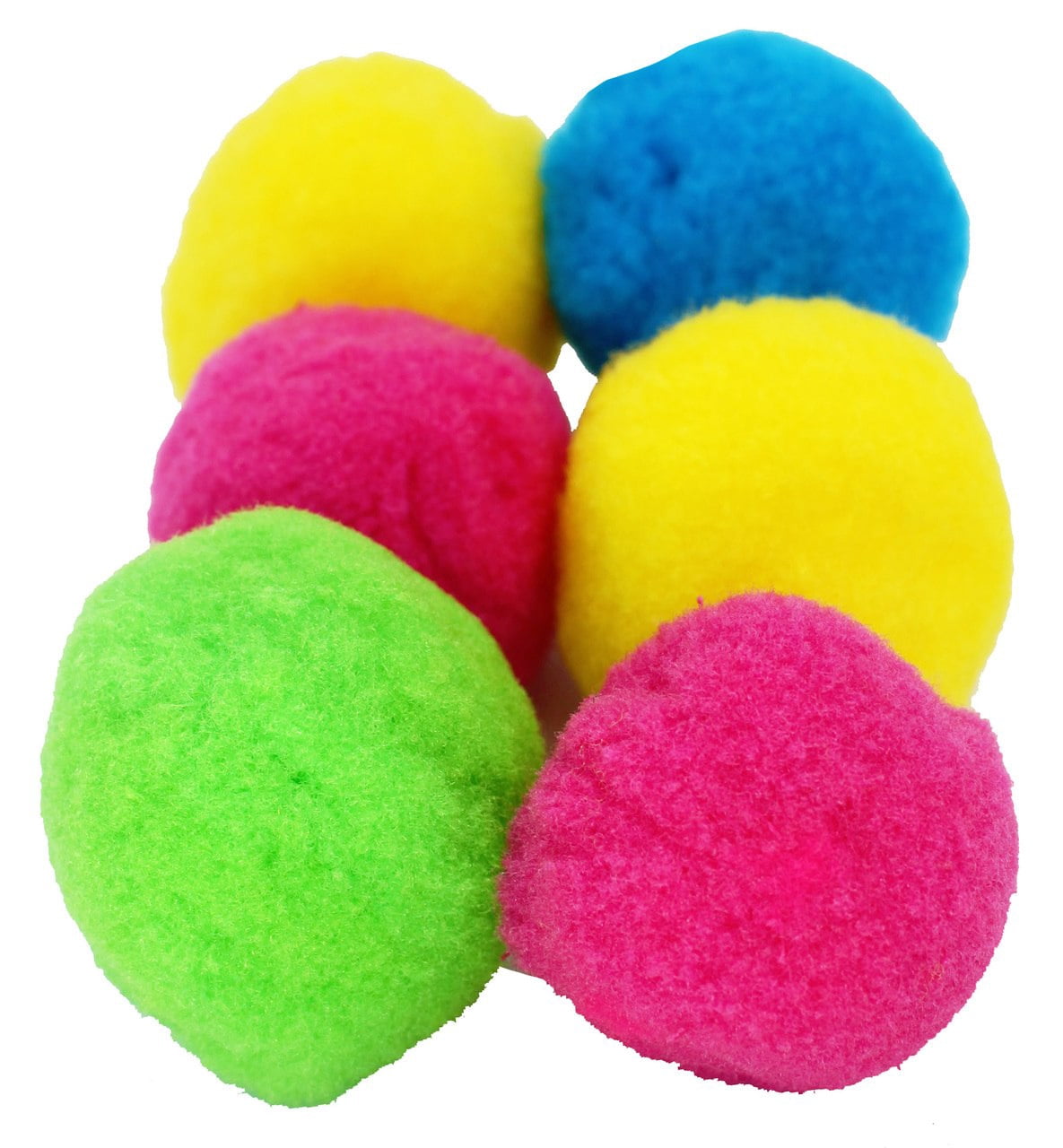 Bonka Bird Toys 2025 6pk Colored Fuzzy Balls - Walmart.com