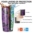 20oz Tumblers Witch's Brew Halloween Pattern Stainless Steel Vacuum ...