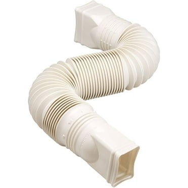 Flex Drain 51110 25' Solid FLEX-Drain® - 4in Expandable Water Drainage ...