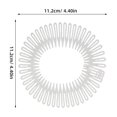 Mobutofu 12Pcs Transparent Adjustable Elastic Hair Combs Flexible ...
