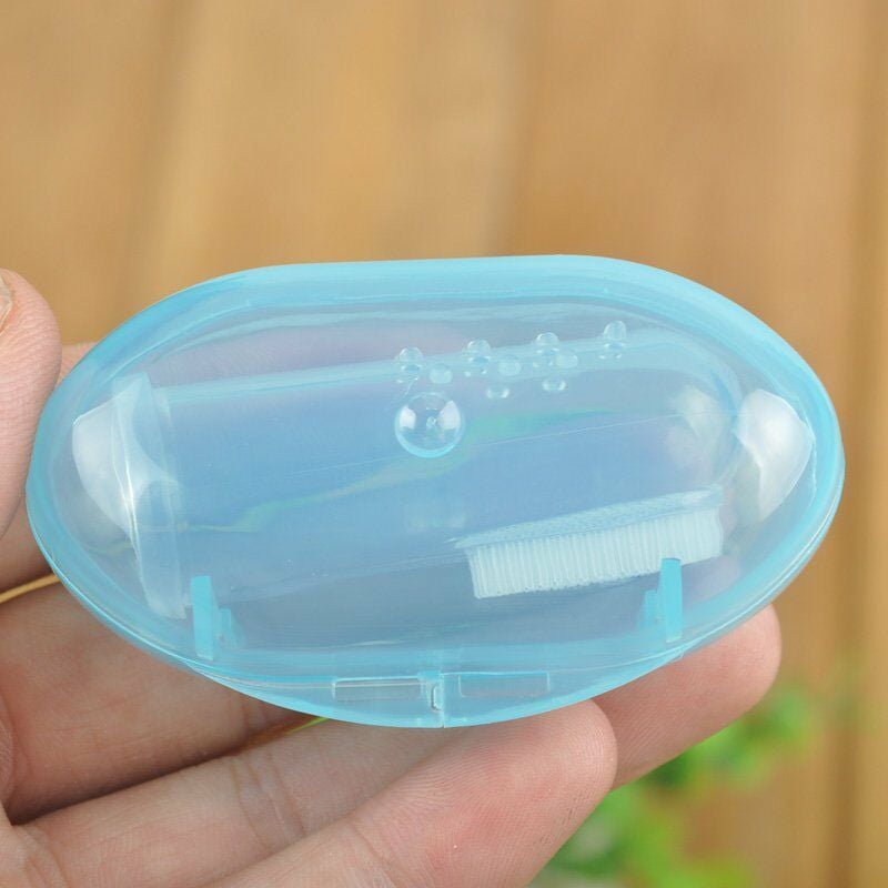 Baby Finger Toothbrush Tongue Cleaning Dental Care Massage Safe Clean ...