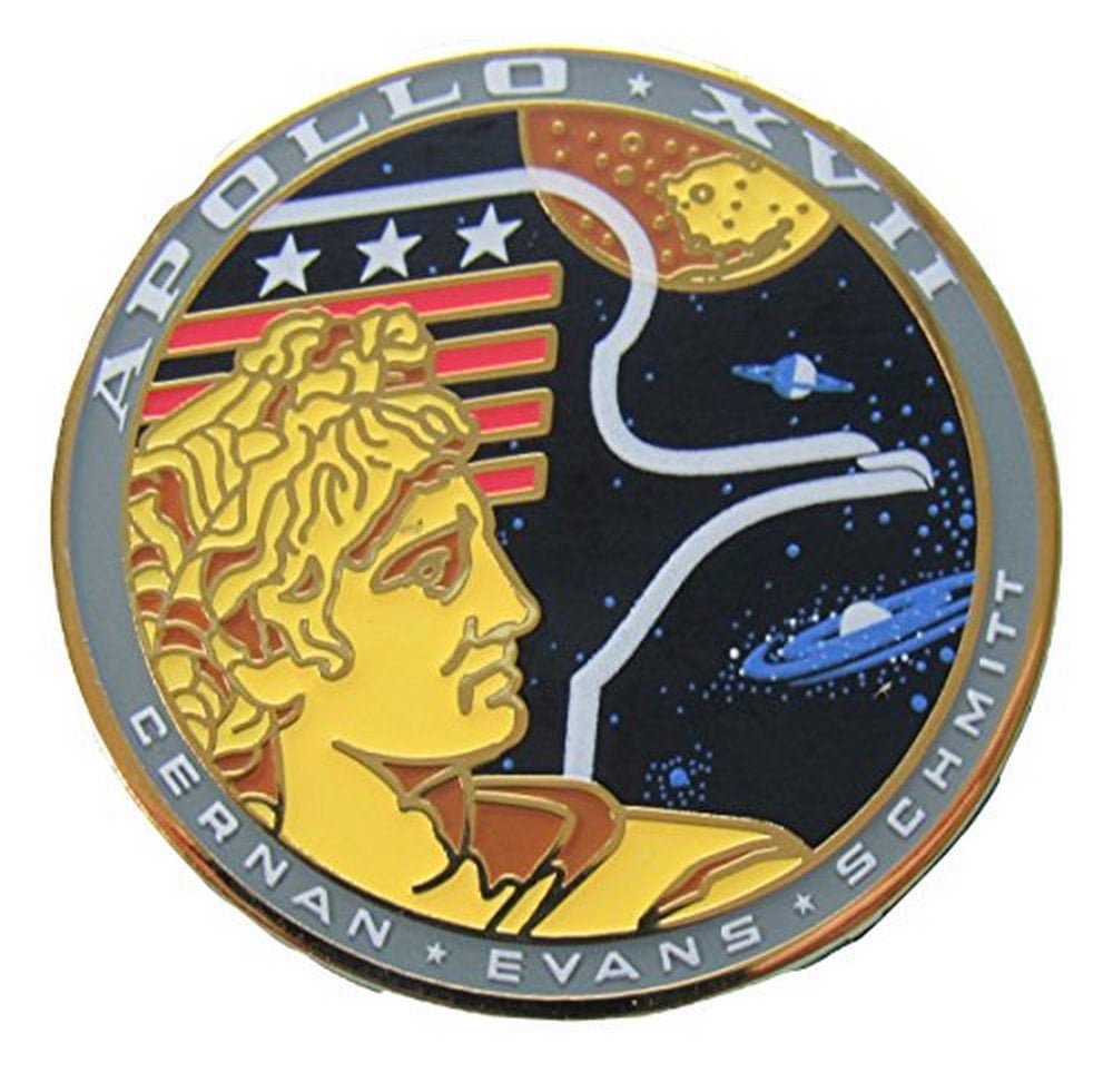 Apollo 17 Lapel Pin Official Nasa Edition Cernan Evans Schmitt Space ...