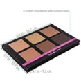 SHANY Foundation Cream Contour & Highlight Makeup Palette with Mirror ...