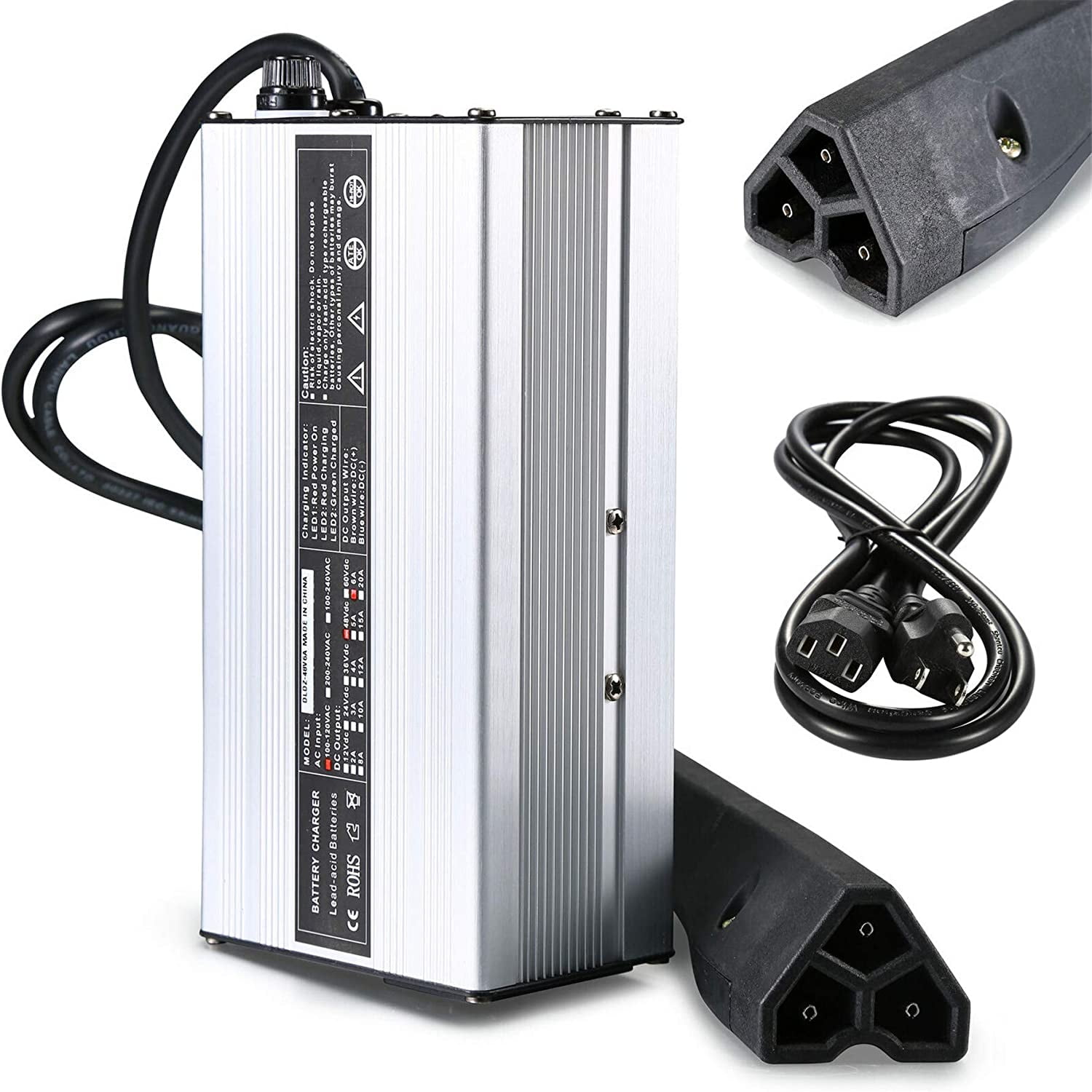 ALL-CARB For EzGo RXV Ez Go 48 Volt Ez-Go RXV style Plug 48V 5A Golf ...