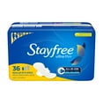 Stayfree Ultra Thin Pads with Wings, Unscented, Regular, 36 Ct ...