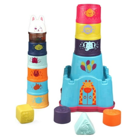 Baby Stacking Learning Toy Multi Colors Baby Building Stacking Cups ...