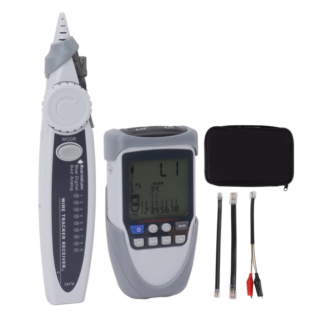 LCD Cable Tracer Multifunctional Cable Tracer with Receiver POE Battery ...