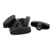 Revolving Handle Grip, M6x36mm Female Thread Phenolic Handle With Brass ...