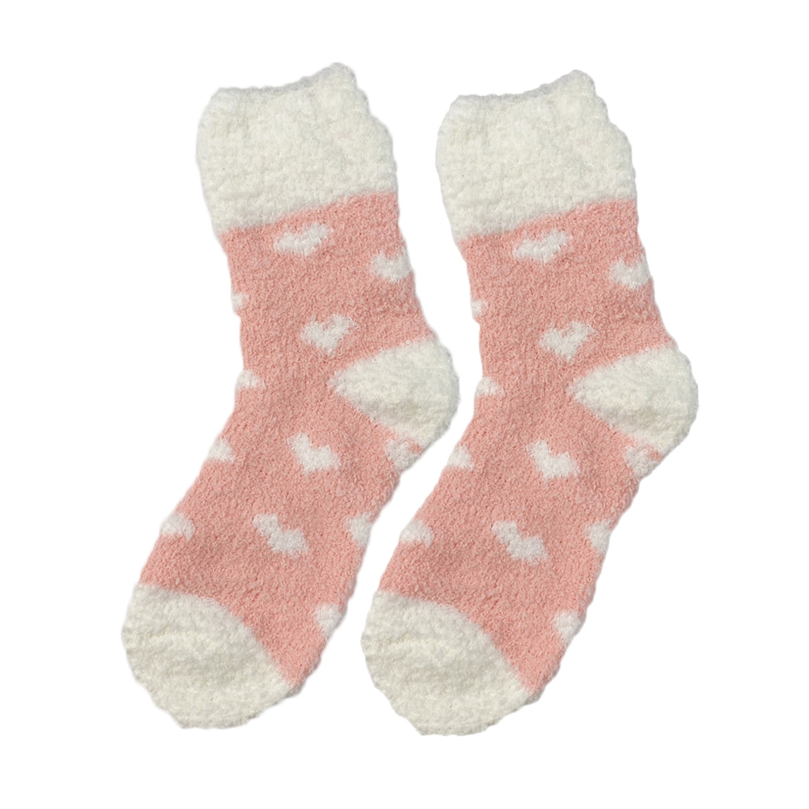 Waroomhouse 1 Pair Women Socks Fuzzy Fluffy Thickened Stretchy Super ...