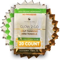 Tan Towel Plus Self-Tan Towelette for Face & Full Body, Medium to Dark ...
