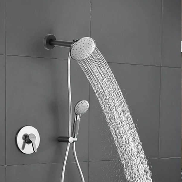Square Rainfall Shower Arm, 16 Inch, Stainless Steel, Wall Mount, Matt ...
