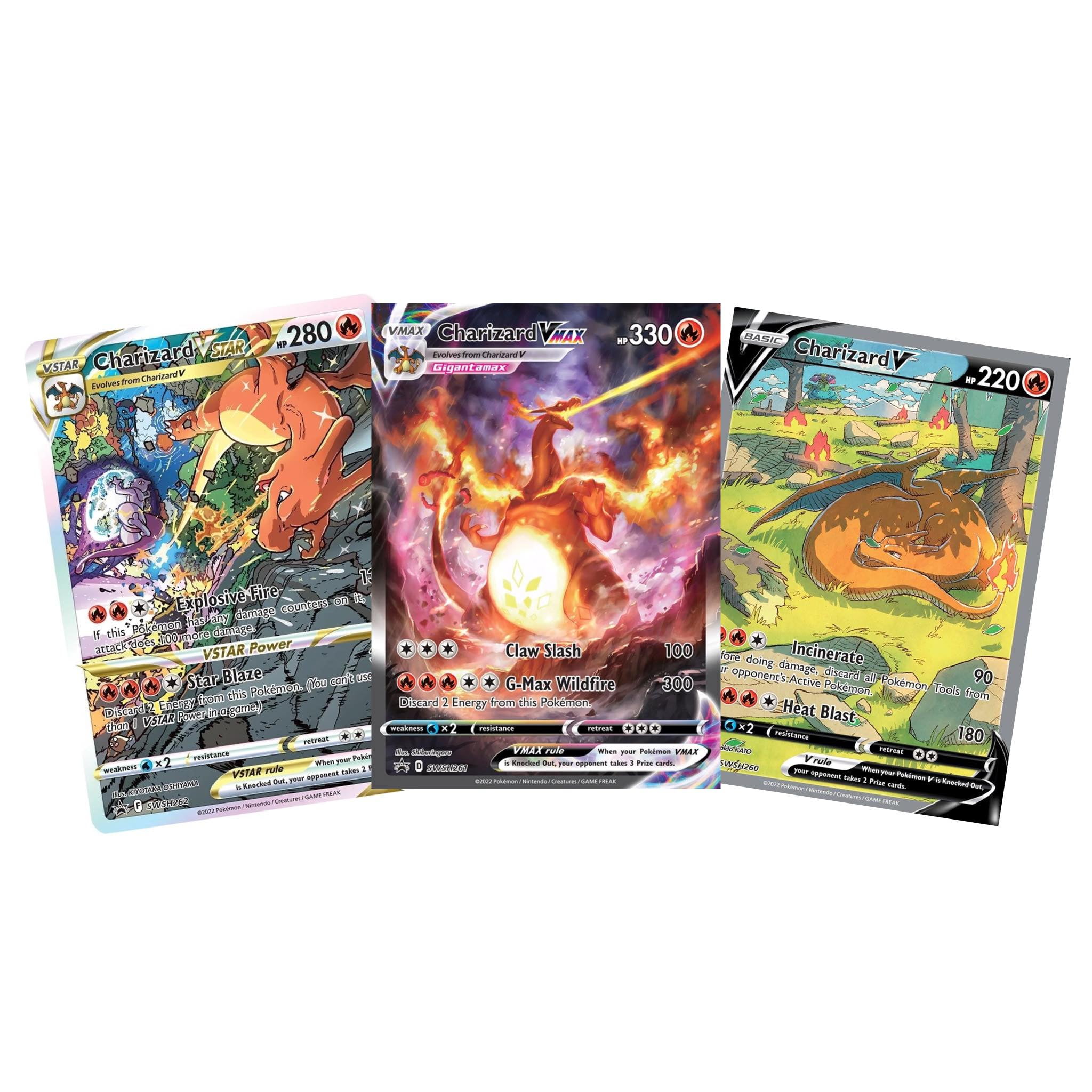Charizard V, VSTAR, and VMAX Sword & Shield Ultra Premium Collection ...