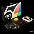 Mattel Games UNO Premium YPF5 50th Anniversary Edition Matching Card Game Featuring ...