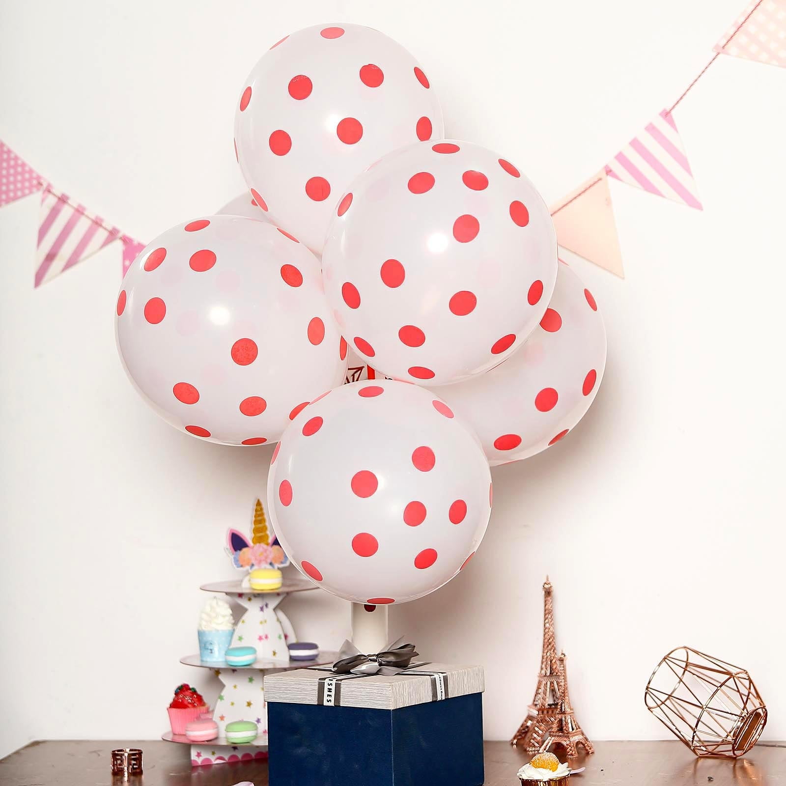 Efavormart 12" SENSATIONAL Polkadot Latex Balloons Wedding Event ...