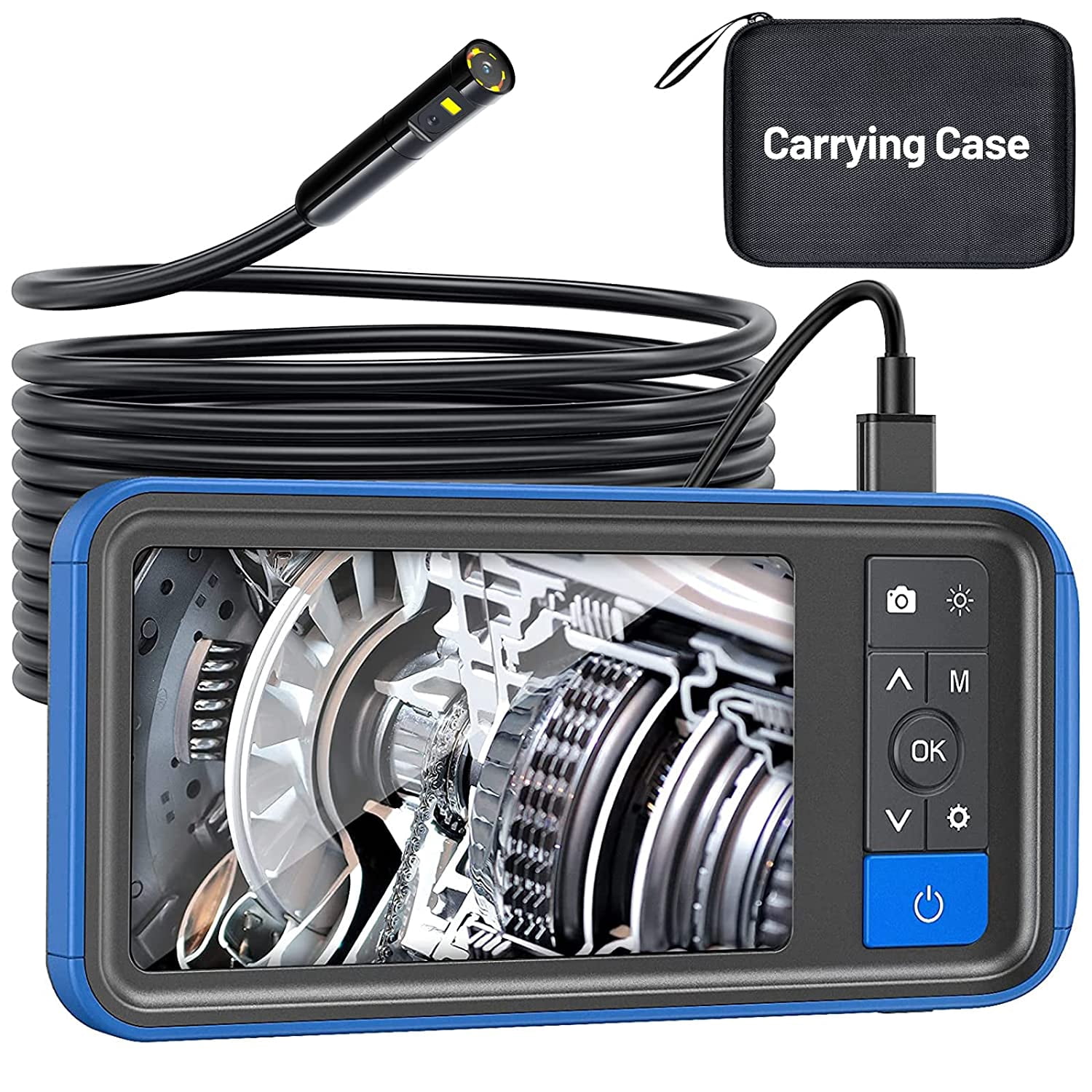 Teslong Household Inspection Camera with Light, Automotive Scope Camera ...