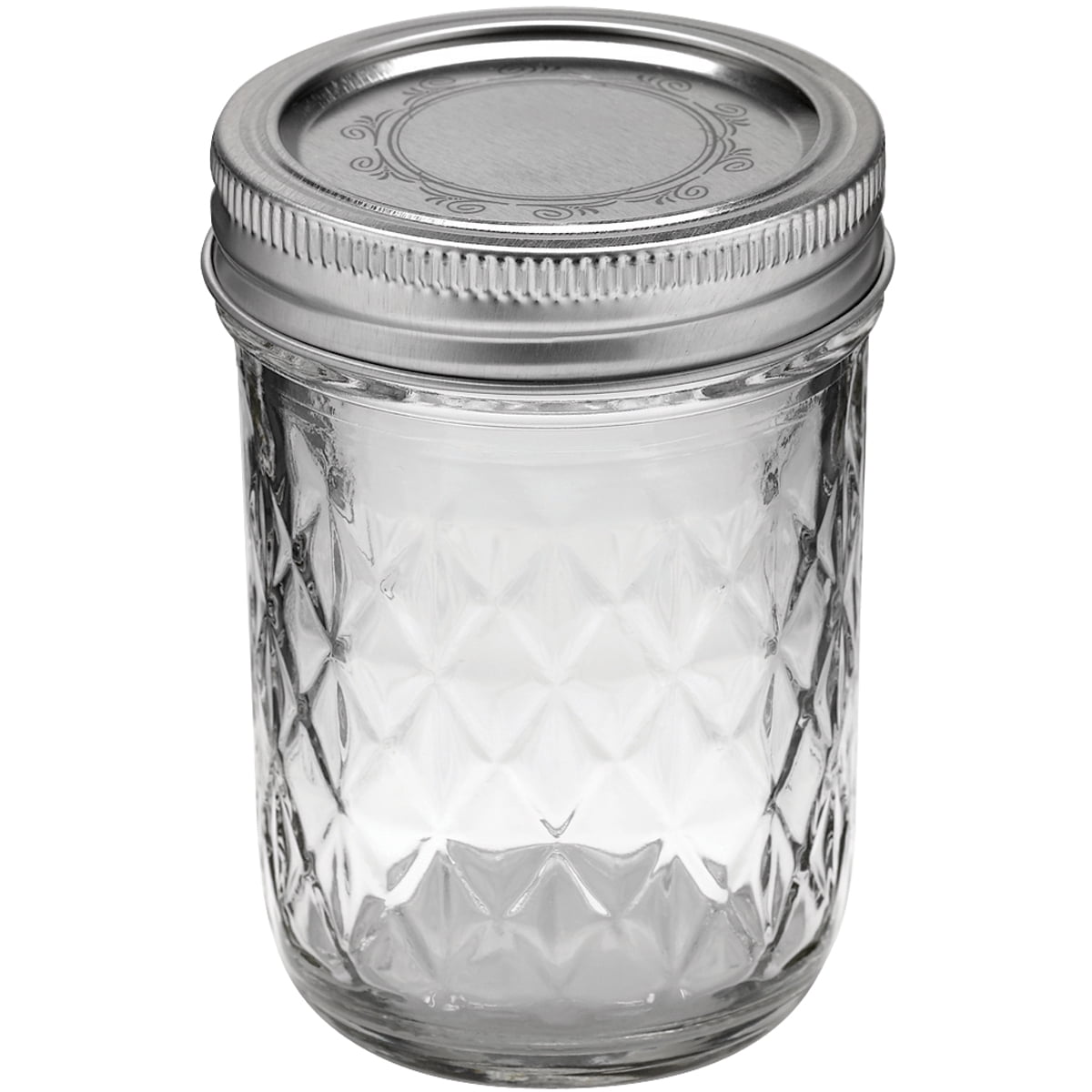 Ball Quilted Crystal Mason Jars With Lids Bands Regular Mouth 8 Oz Ball Quilted Crystal Mason Jars With Lids Bands Regular Mouth 8 Oz