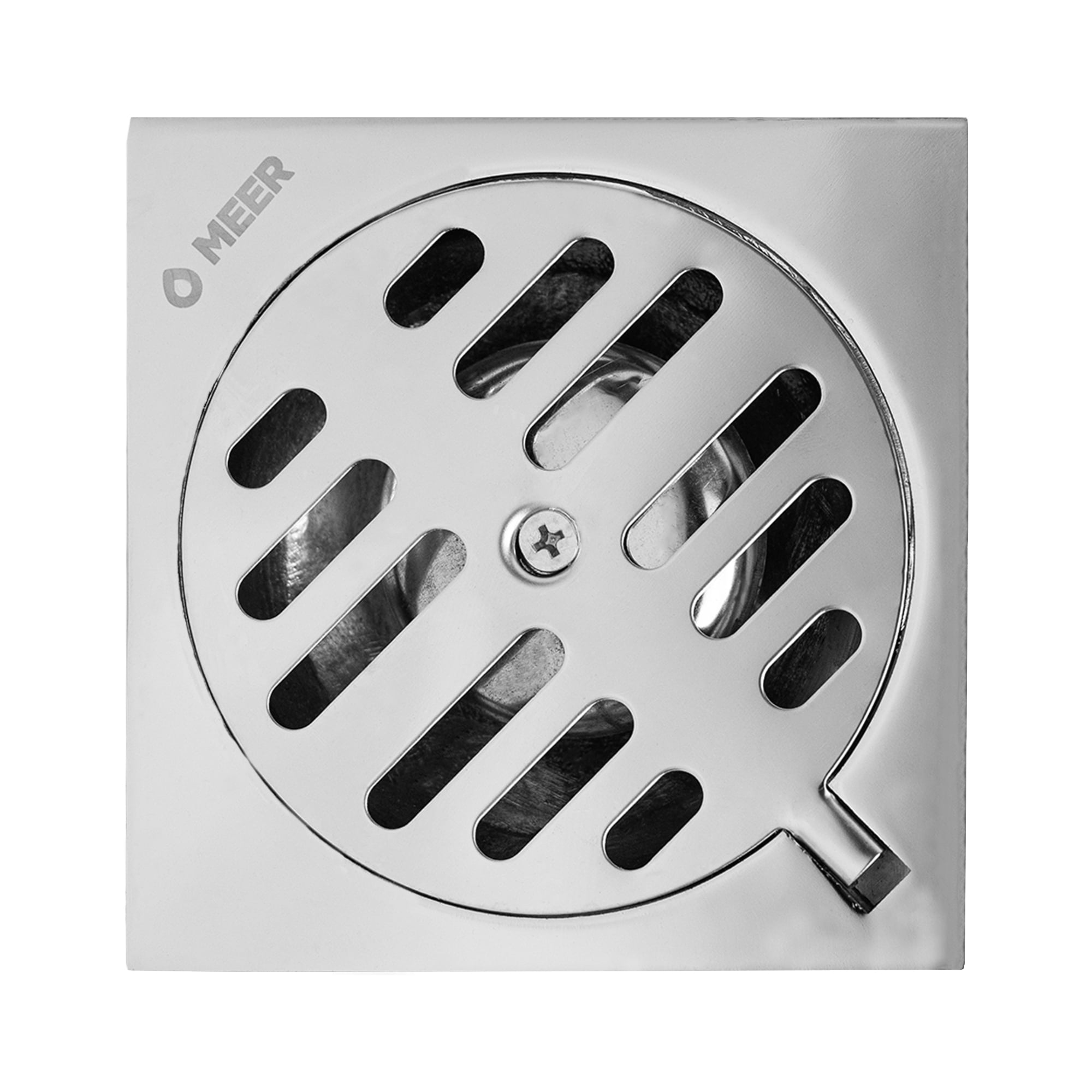 Resumidero Cuadrado 4” con Acabado Cromado MEER RES-005 | Walmart en línea