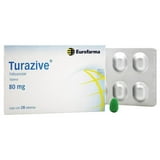 Turazive 28 tabletas 80 mg | Walmart en línea