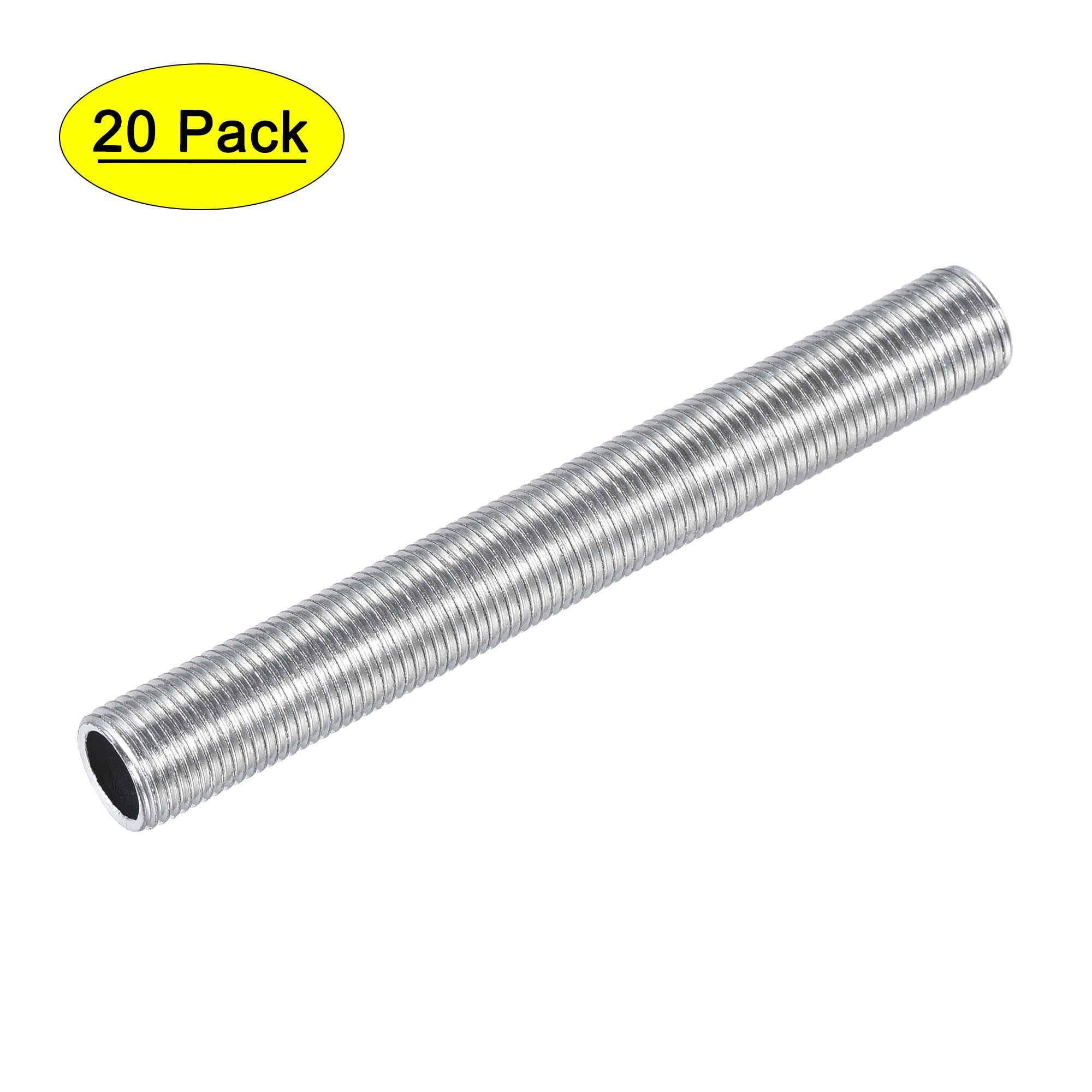 Uxcell 1/8IP All Thread 8cm Long Extension Pipe Coupling Lamp Rod 20 ...