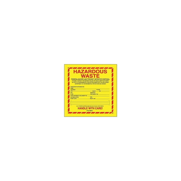 Label Hazardous Waste