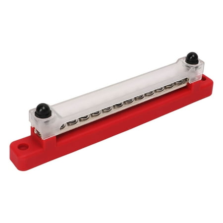 Power Distribution Block, 12 Terminals Bus Bar Low Resistance Safe ...