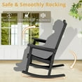 Dycanpo Outdoor Rocking Chairs Set of 2, Weather Resistant Outdoor ...