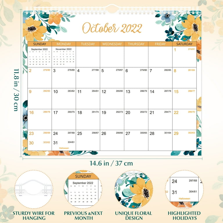 Colorful January 2022 Calendar