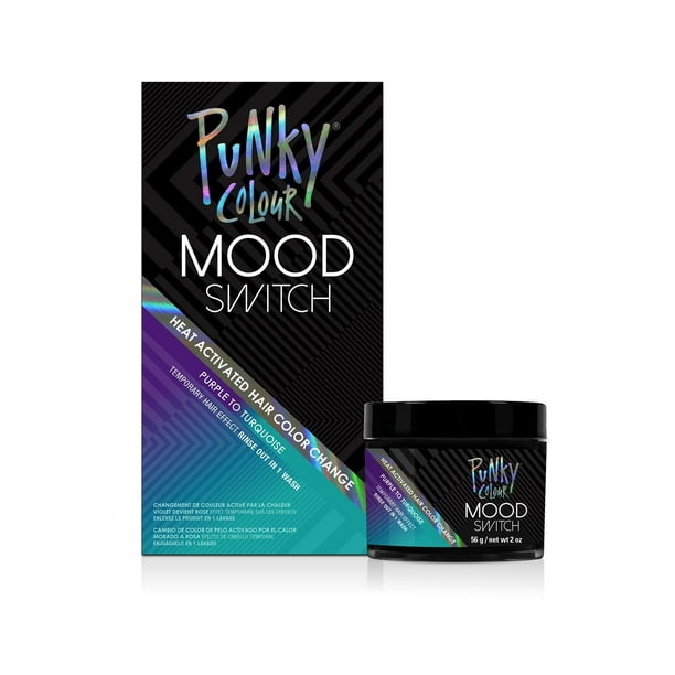 Punky Colour Purple to Turquoise Mood Switch Heat Activated Hair Color ...
