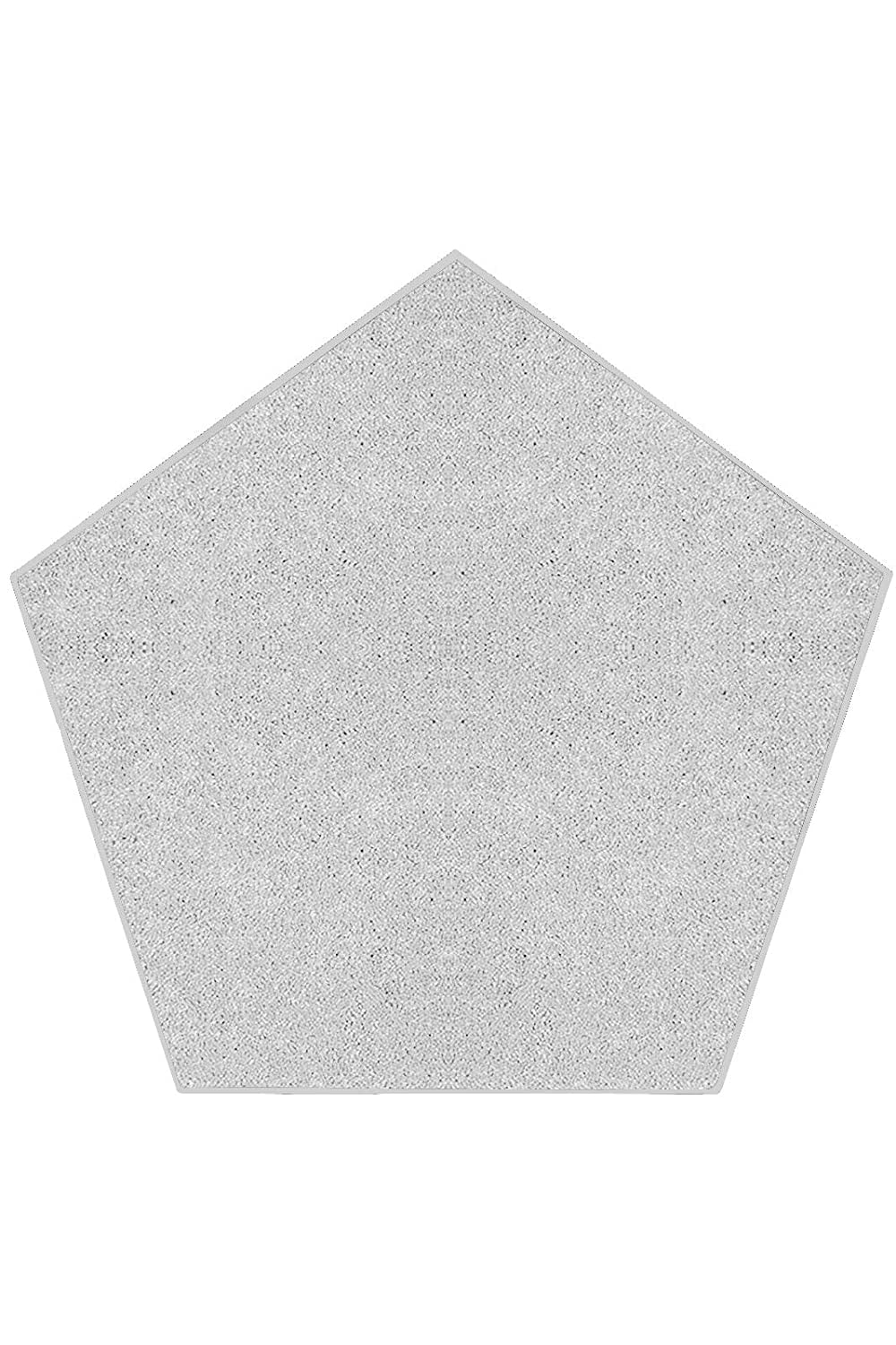Saturn Collection Pet Friendly Off White 8' Pentagon - Area Rug ...