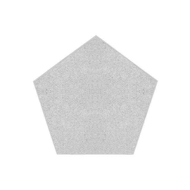 Saturn Collection Pet Friendly Off White 8' Pentagon - Area Rug ...