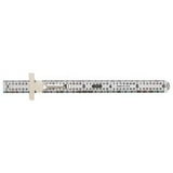 General Tools 616 Flexible Industrial Straight Edge Ruler, Stainless ...