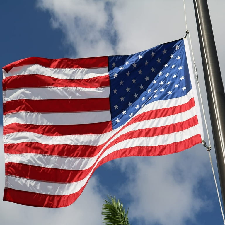 Large American Flag Screen