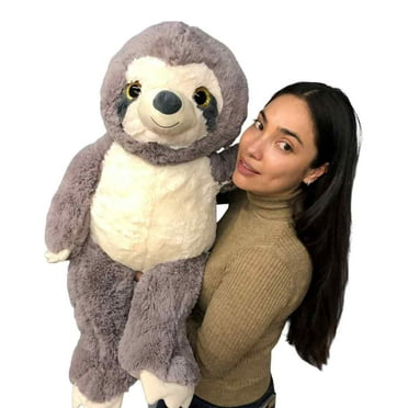 Large Stuffed Llama Rainbow Color Fully Stuffed & Ready to Hug - Large ...