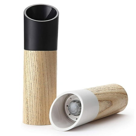 2 Piece Salt And Pepper Mill Set Tall Salt And Pepper Shakers | Walmart ...
