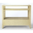 Butler Specialty Company Amelle Raffia Console Table In Beige - Walmart.com