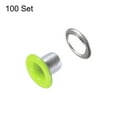 Uxcell 100 Set Grommets Kit Metal Eyelets 0.12" Grommet for Shoes ...