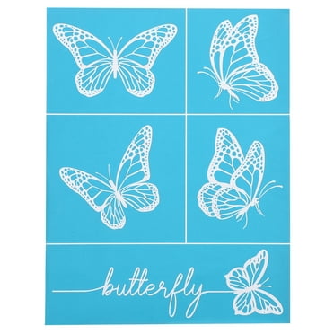 SUNRI Sunflower Bee Self-Adhesive Silk Screen Printing Stencil Mesh ...