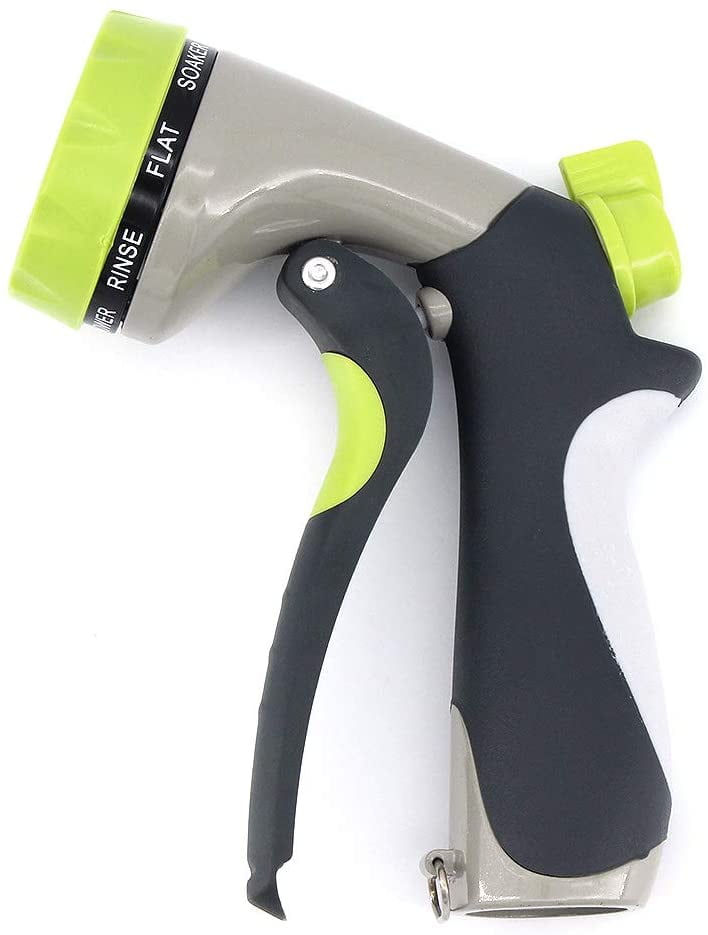 Garden Hose Spray Gun Multi-Function Zinc Alloy High Pressure Spray ...