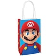 "Super Mario Brothers Kraft Paper Gift Bags - Birthday Goodie Bags, 5. ...