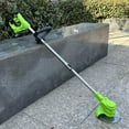 ZIHUI Grass Trimmers 24V Grass Cutter Brush Trimmer Heavy Duty Lawn ...