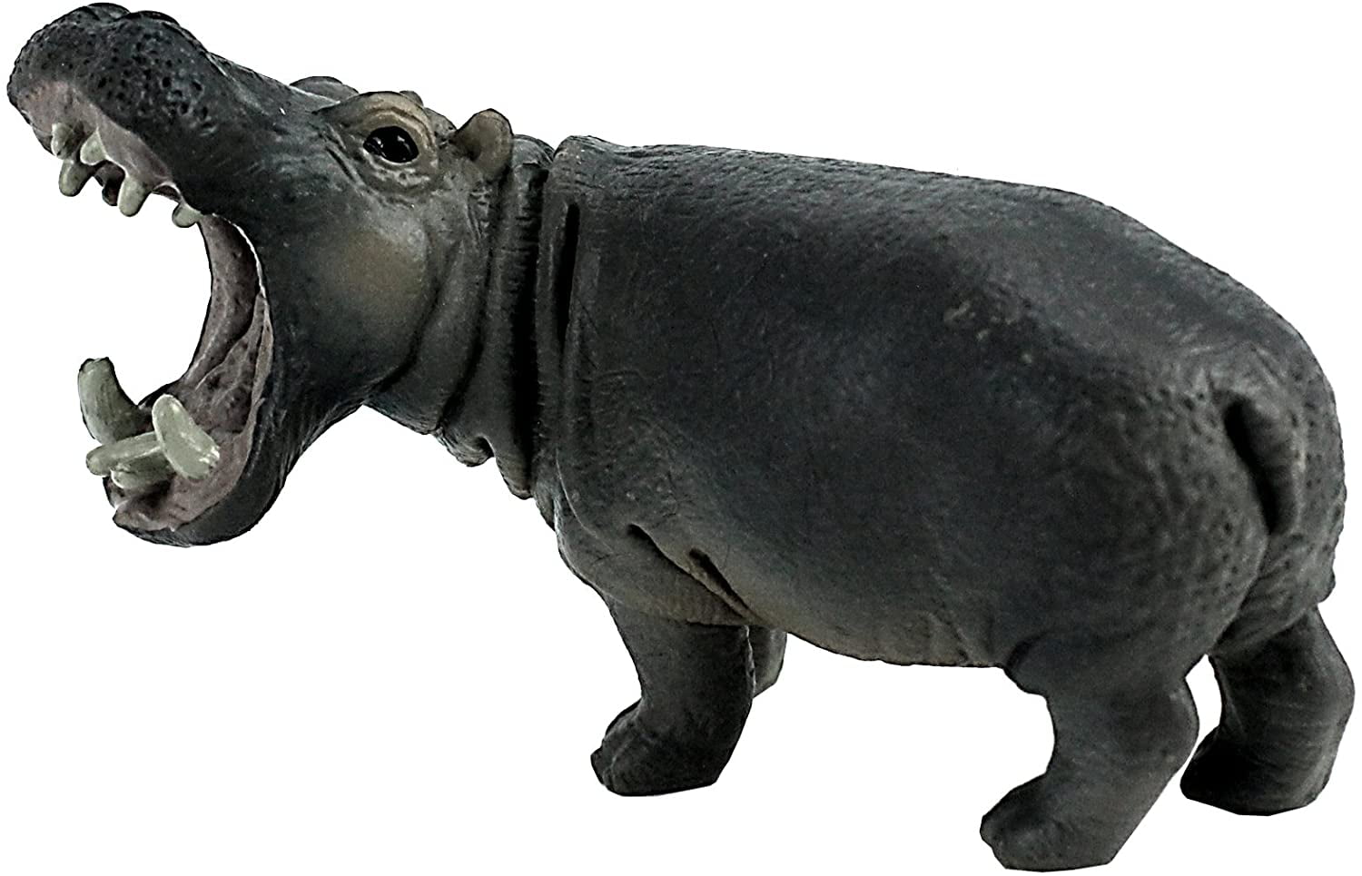 Funshowcase African Jungle Animals Hippo Roaring Hippopotamus Toy ...