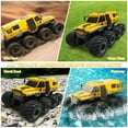 Fisca 1:12 Scale 8-Wheel Amphibious RC Car, Waterproof All-Terrain ...