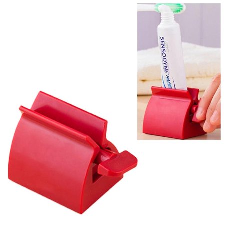 Toothpaste Squeezer Portable Facial Cleanser Squeeze Dispenser - Red ...