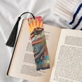 Bearded Dragon Lizards Retro Aluminum Metal Bookmark with Tassel ...